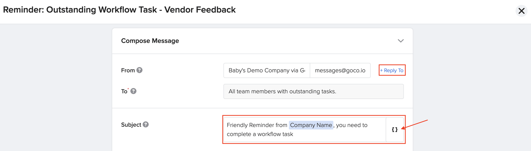 How to send Reminders for Workflows